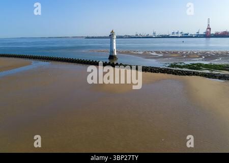 Panorama - Fort at Perch Rock, New Brighton Stock Photo - Alamy