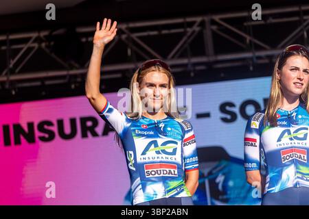 Urska Zigart during Giro d'Italia Women - Stage 7 - Fermignano/Monte Nerone, Giro d'Italia race ...
