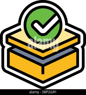 pre assembled color icon vector illustration Stock Vector Image & Art ...