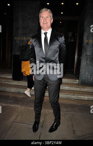 London,UK. David Coulthard at the Broadcast Awards 2018, Grosvenor ...