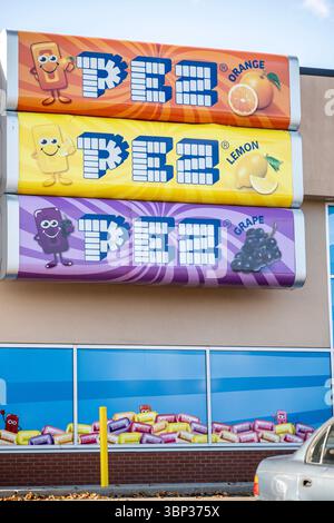 Outside the Pez Factory in Connecticut Stock Photo - Alamy