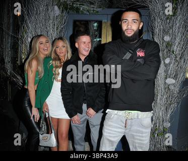 guest, Lily Ann, Callum Joyce and CJ Jackson at the "Kavos Weekender ...