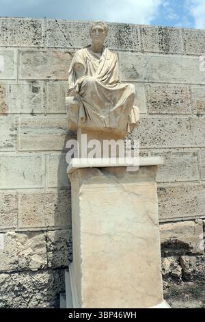 Reconstruction of the Theatre of Dionysus in ancient Athens, Greece ...