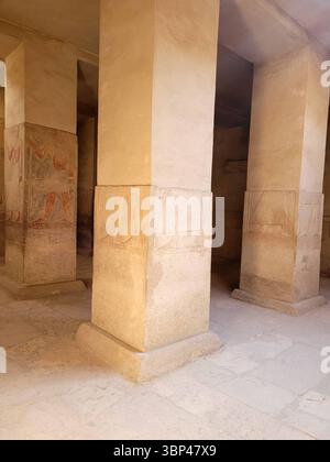A photograph of a relief within the tomb of Unas, built in the 24th ...