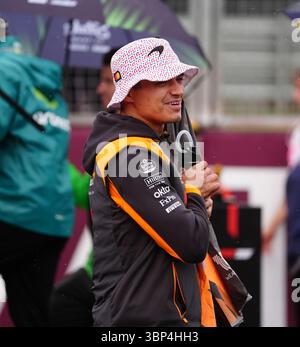 McLaren driver Lando Norris ahead of the Abu Dhabi Grand Prix at the ...
