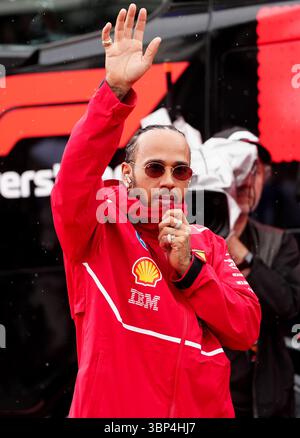 Ferrari driver Lewis Hamilton ahead of the Abu Dhabi Grand Prix at the ...