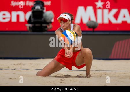 Anouk Verge-Depre ( SUI ); Beach Pro Tour - Elite 16 Gstaad am 05.07. ...