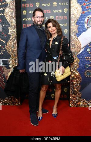 Adam Rigby, Ada Nicodemou walk the red carpet at the Sydney premiere of ...