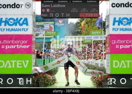 Roth, Germany. 06th July, 2025. Triathlon: Challenge, Ironman (3.86 km ...