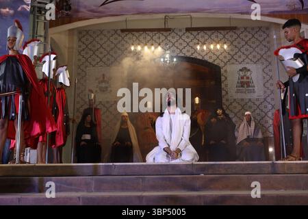 reenactment of the passion of christ serrinha, bahia, brazil - april 17 ...