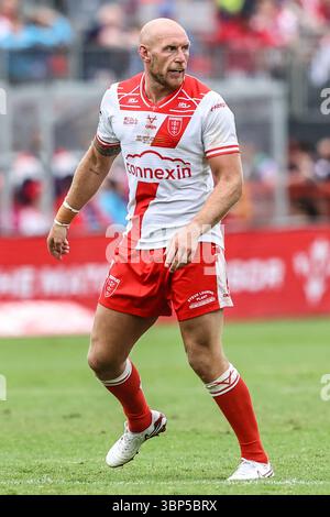 Dean Hadley of Hull KR during the Betfred Super League round 21 match ...