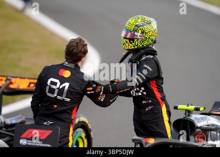 McLaren driver Lando Norris on the grid ahead of the Abu Dhabi Grand ...