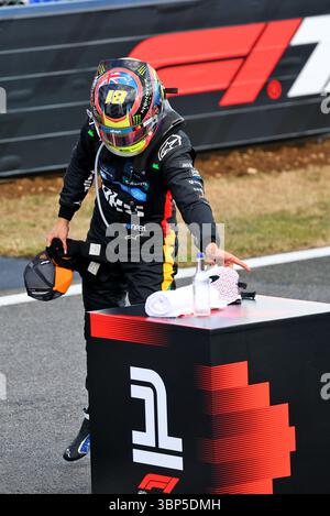 Oscar Piastri (AUS) McLaren in the post Sprint FIA Press Conference. 29 ...