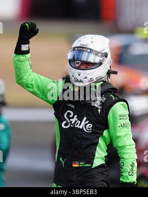 Kick Sauber driver Nico Hulkenberg of Germany in action during the Azerbaijan Formula One Grand ...