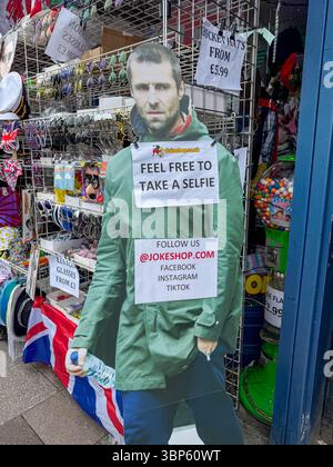 Oasis Merchandising Stalls on the Streets of Cardiff During Oasis Live ...