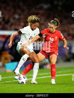 Switzerland's Viola Calligaris during the UEFA Women's Euro 2025 Group ...