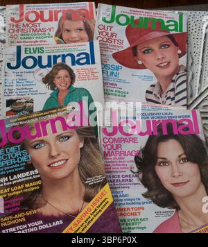 Still life of Ladies' Home Journal magazines from the 80s United States ...