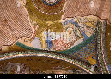 Turkey: 'Christ Healing the Paralytic at Capernaum' ceiling mosaic ...