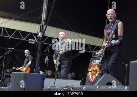Jake Burns, singer, guitarist, Stiff Little Fingers, punk rock band ...