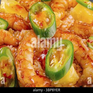 Sweet and spicy chili and pineapple sauce Stock Photo - Alamy