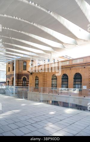 The new Sydney Metro extension, designed by Woods Bagot, lies beneath a ...