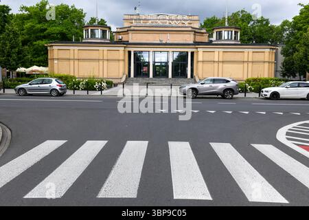 Nowa Huta, Poland - 8 June 2025: View at Nowa Huta building complex ...