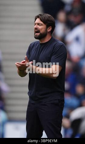 Rangers' manager Russell Martin during the UEFA Champions League Second ...