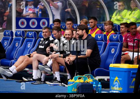 Rangers manager Russell Martin during the UEFA Champions League, play ...