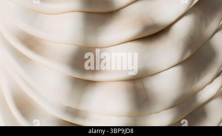Flowing wave cloth, 3d rendering. Computer digital drawing Stock Photo ...