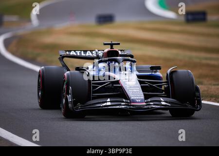(L to R): Alexander Albon (THA) Atlassian Williams Racing with Franco ...