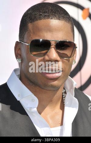 Nelly at the BET Awards held at the Shrine Auditorium in Los Angeles ...