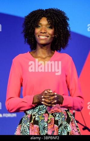 Liz Shoo beim 18. Deutsche Welle Global Media Forum 2025 in der ...