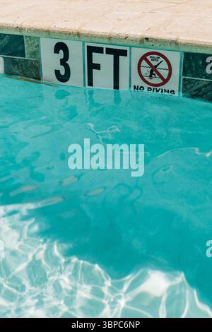 water quality advisory sign warning against swimming due to high ...