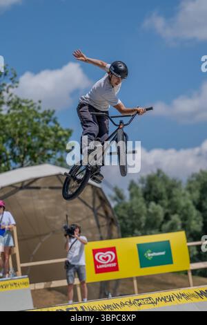 BMX contest at Munich Mash Munich Germany on 06.28.2025 Stock Photo - Alamy