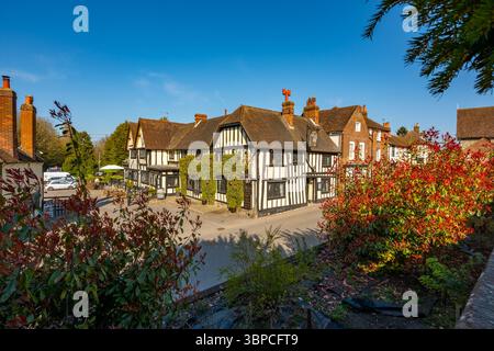 The Leather Bottle pub on The Street Cobham near Gravesend Kent Stock ...