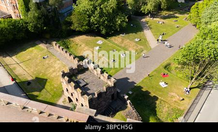 Castlefield, Mamucium Roman Fort Reconstruction, Manchester, United ...