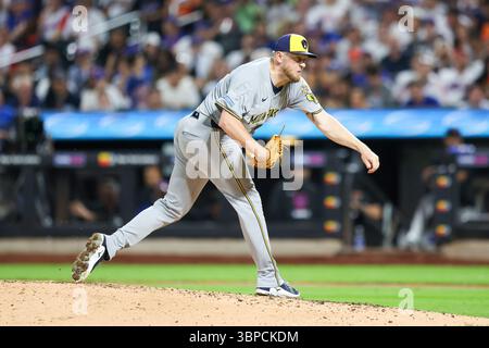 Milwaukee Brewers' Jared Koenig (47) and Andruw Monasterio (14 ...