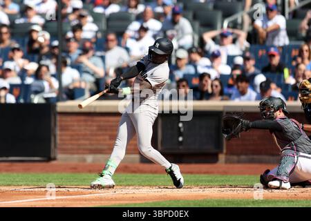 New York Yankees' Jazz Chisholm Jr. (13) rounds the bases after hitting a three-run home run ...