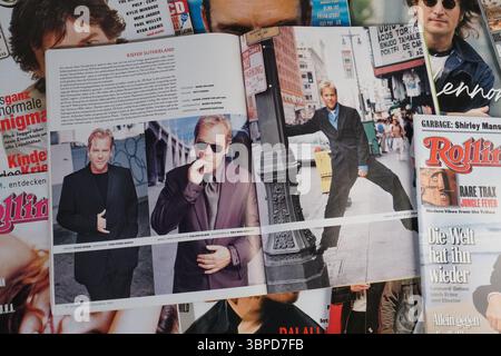 Music Magazine Covers with various Artists Stock Photo - Alamy