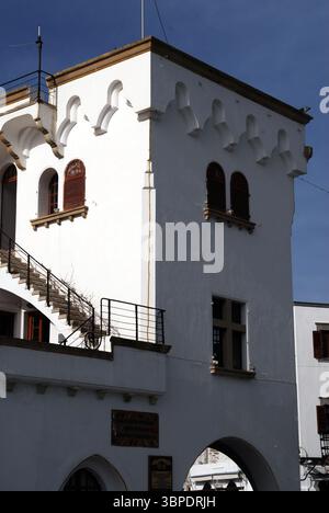 Greece Patmos island Patmos castle and church easter 2007 (part 2 Stock ...