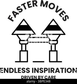 A logo for a company called Endless Inspiration. It is a white logo ...