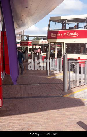 Burnley Bus Station, when newly opened, in 2002, north west England, UK ...