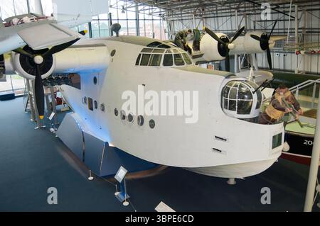 Short Sunderland MR5 Flying Boat - RAF Museum - London Stock Photo - Alamy