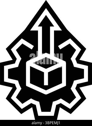 quick setup glyph icon vector illustration Stock Vector Image & Art - Alamy