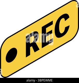 Surveillance camera recording in progress symbol, Crime Prevention and ...