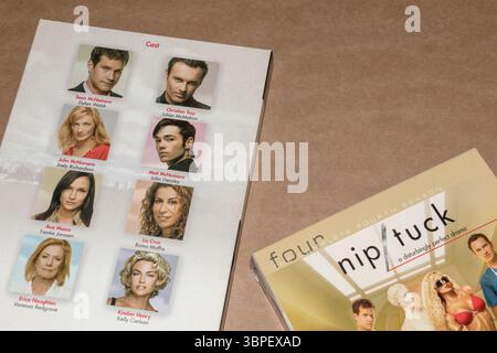Nip Tuck season four DVD cover and inserts featuring cast main ...