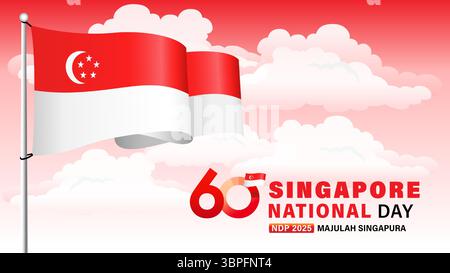 60 years Singapore National Day. NDP 2025, National Day Parade ...