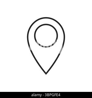 Map pin icons representing location, navigation, marker, GPS, destination, position, and ...