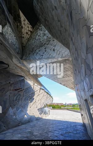 Philharmonie de Paris, a complex of concert halls featuring the ...