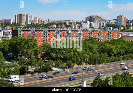 Aerial view of the Porte de Pantin in Paris, France Stock Photo - Alamy